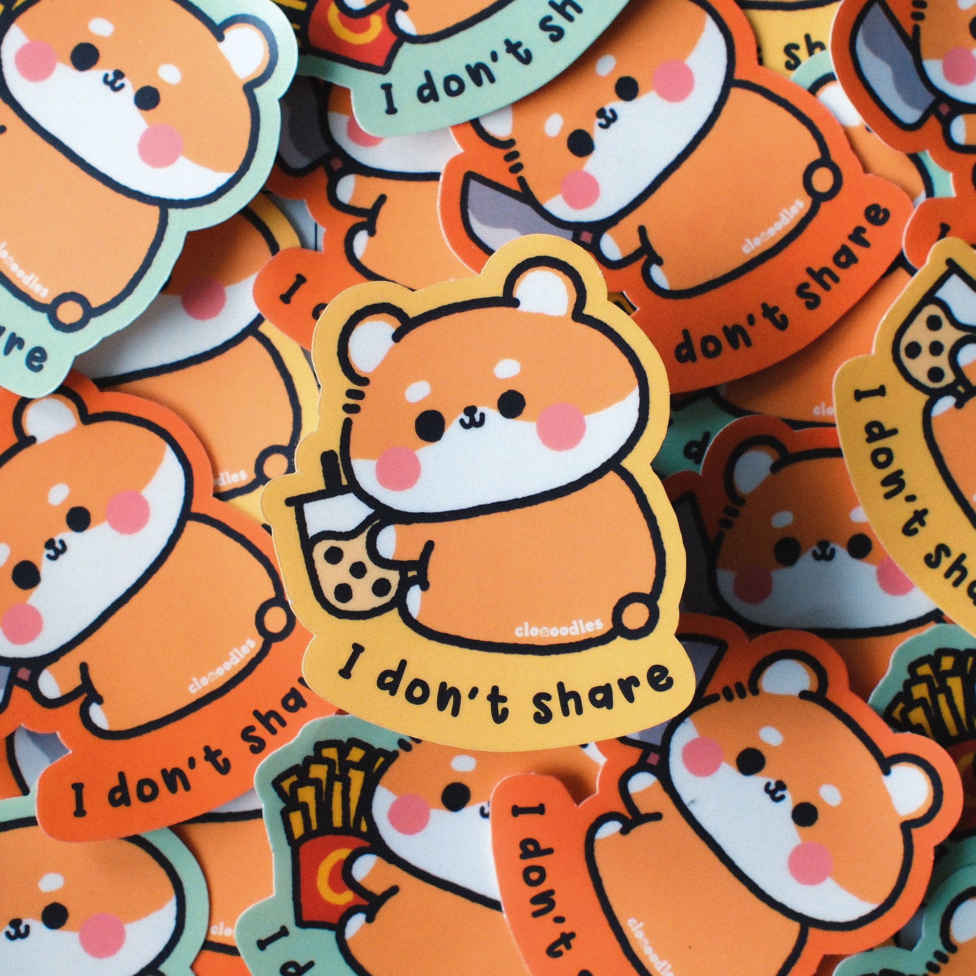 No Sharing BBT Sticker | cloooodles
