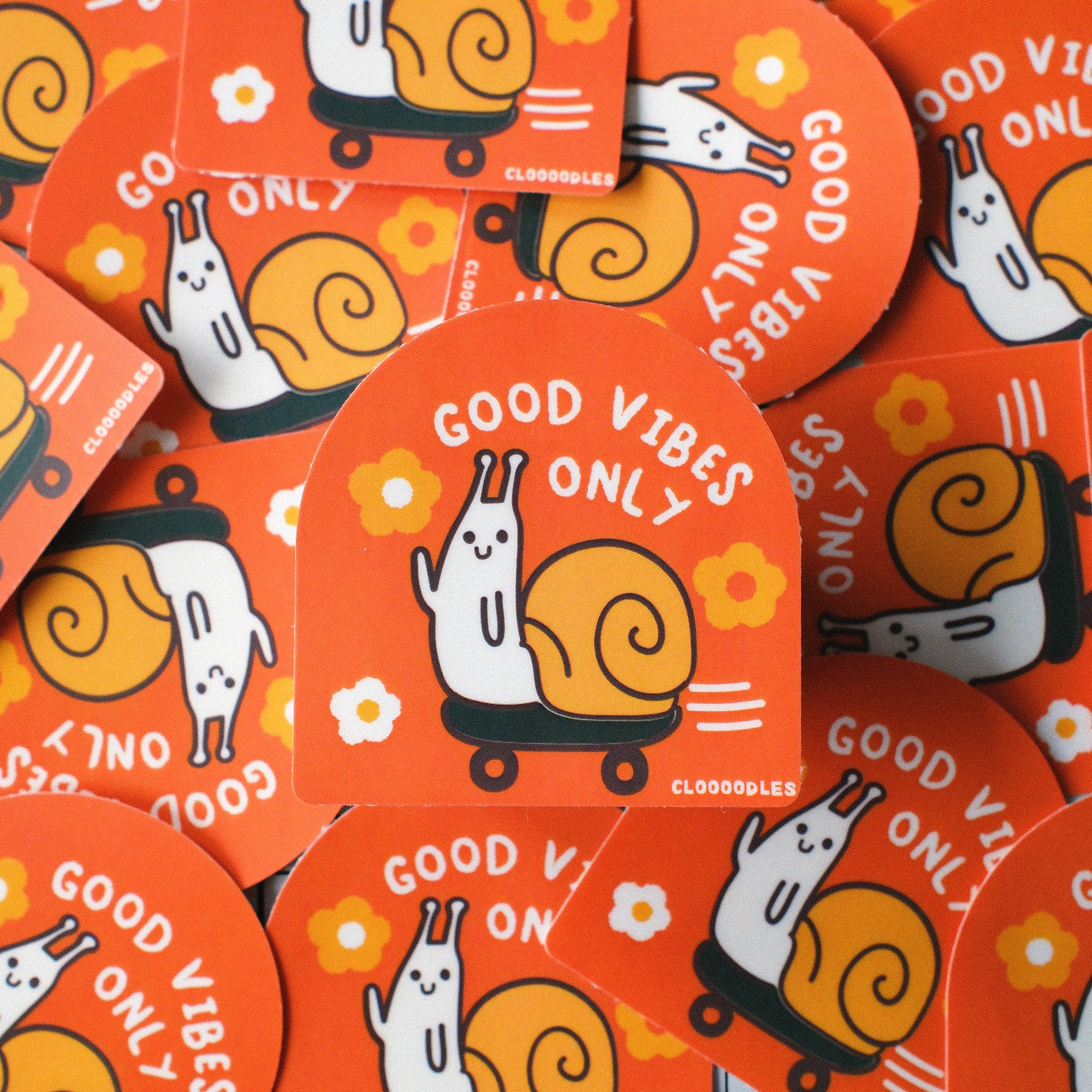 Vibing Snail Sticker | cloooodles
